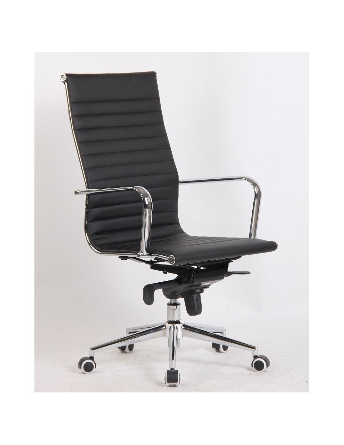 Sillón de oficina JOWY NEW, alto, similpiel negra