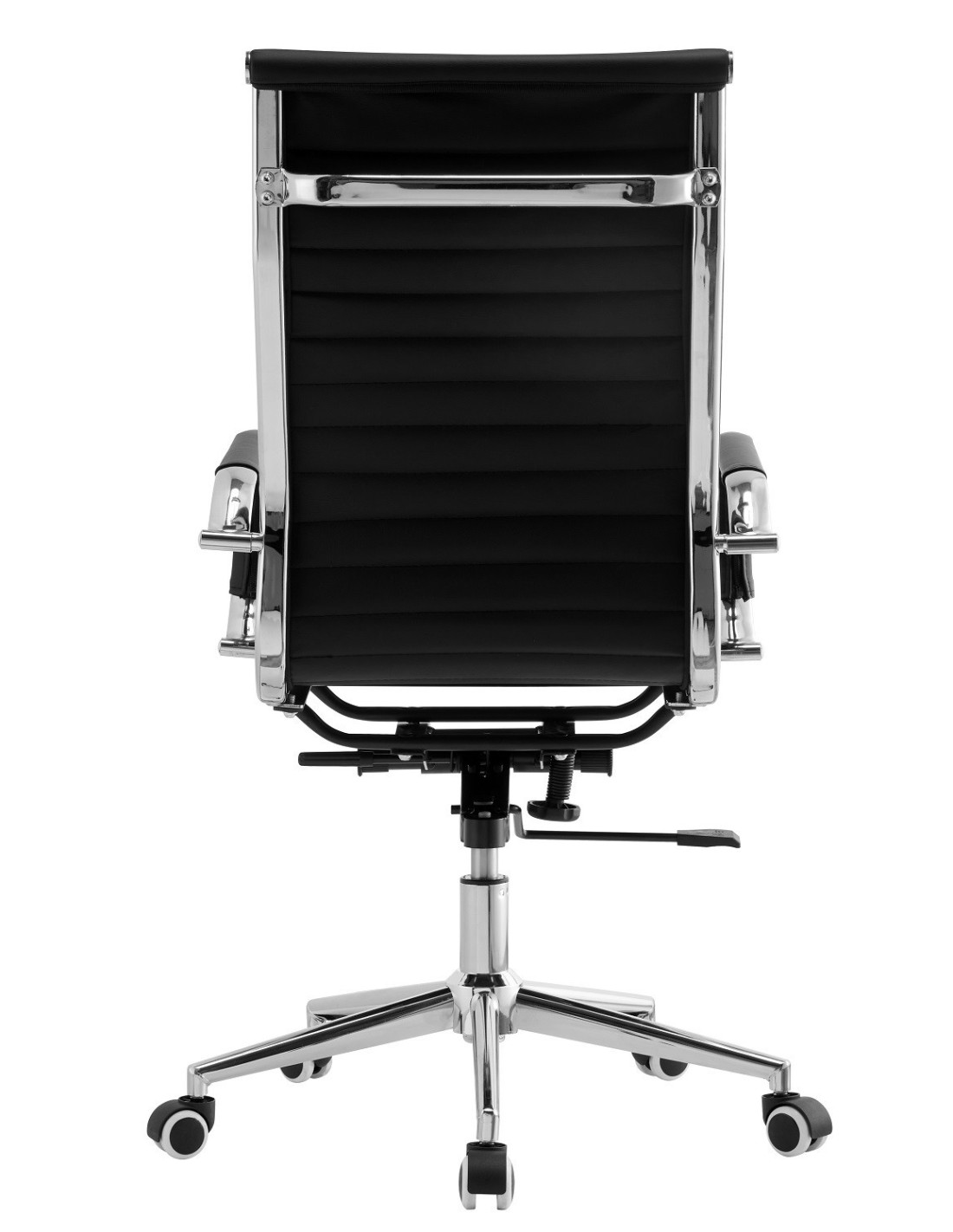 Sillón de oficina OLIVER, alto, gas, basculante profundo, similpiel negra